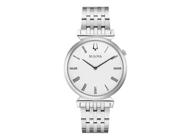 Click here for Bulova Regatta Mens White Dial Stainless Steel Qua... prices