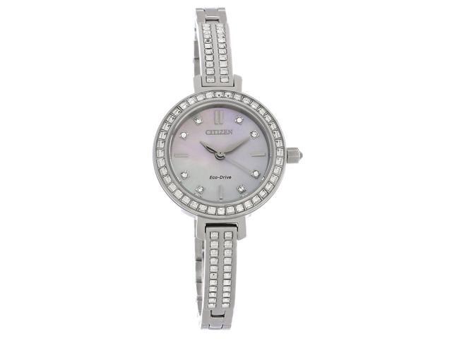 Click here for Citizen Eco-Drive Silhouette Crystal Ladies Stainl... prices