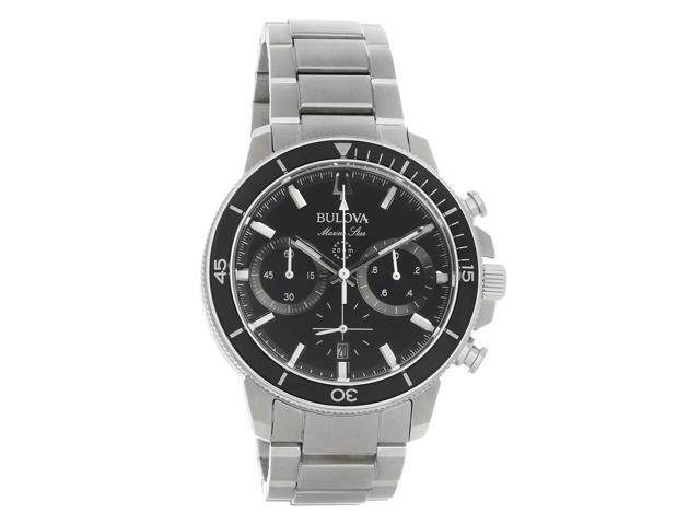 Click here for Bulova Marine Star Mens Black Dial Chronograph Qua... prices