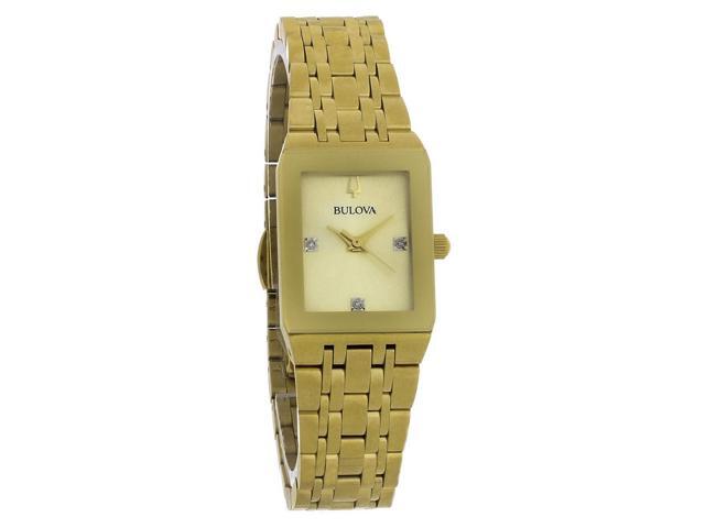 Click here for Bulova Futuro Diamond Ladies Gold Tone Plated Stee... prices