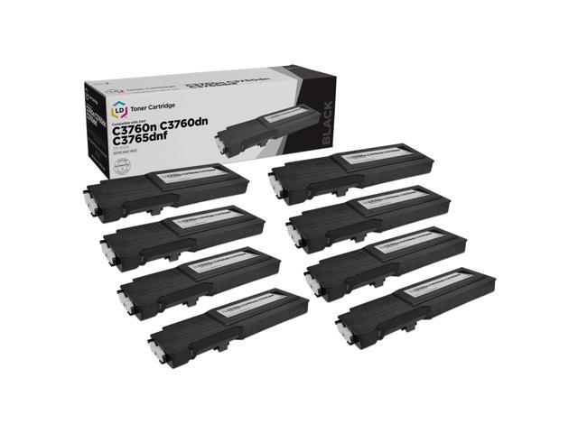 Click here for LD Compatible Dell 331-8429 / W8D60 Set of 8 Black... prices
