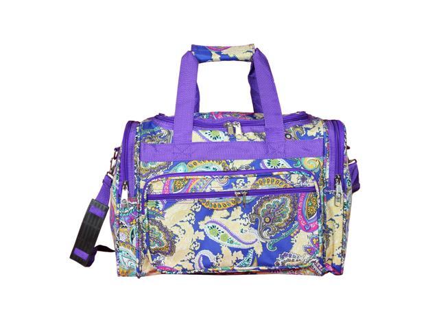 Click here for World Traveler Paisley 16-inch Carry-On Duffel Bag... prices