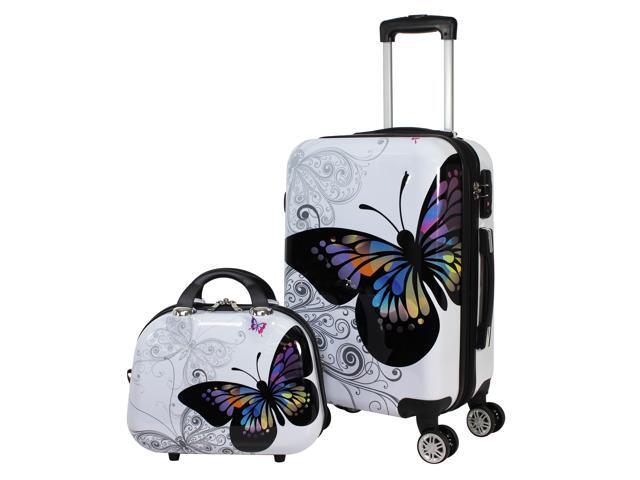 Click here for World Traveler Butterfly 2-piece Hardside Carry-on... prices