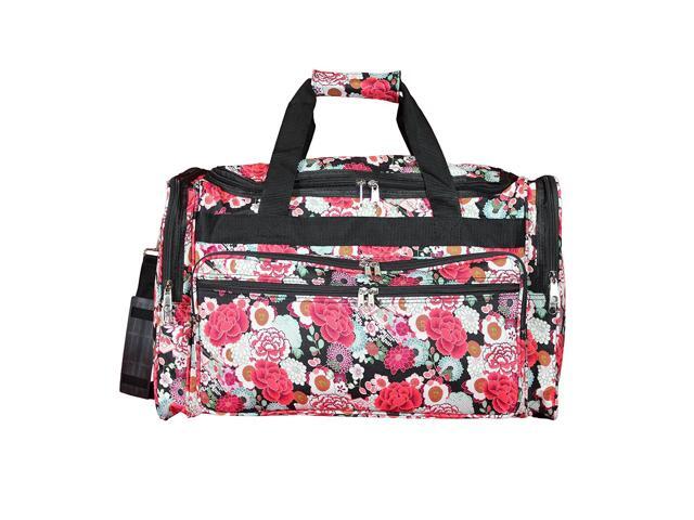 Click here for World Traveler 22-inch Travel Duffel Bag - Flowers prices