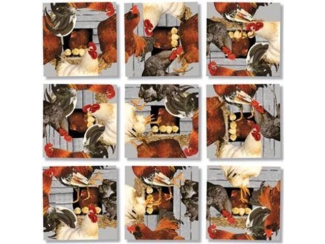Click here for B Dazzle Roosters Scramble Squares 9 Piece Puzzle prices