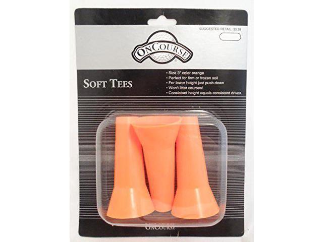 Click here for On Course 3 Inch Soft Tees Orange 3 Pack prices