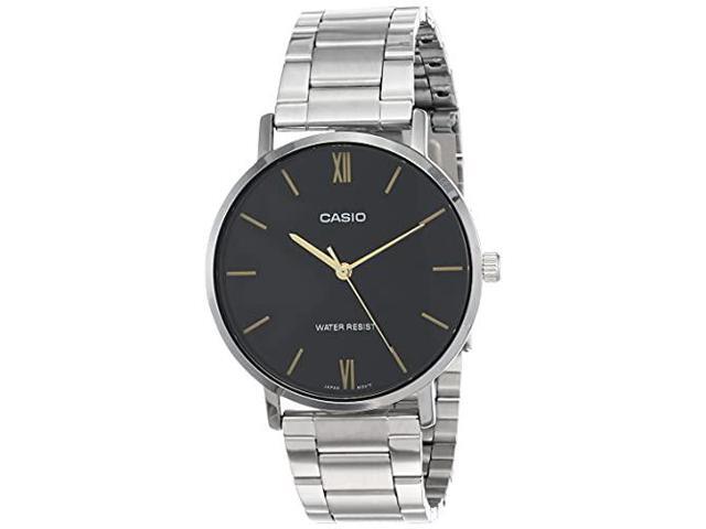 Click here for casio MTP-VT01D-1B Mens Stainless Steel Minimalist... prices