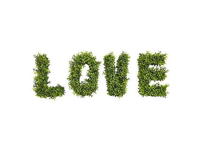 Click here for LOVE Boxwood Artificial Wall Decoration (Indoor/Ou... prices