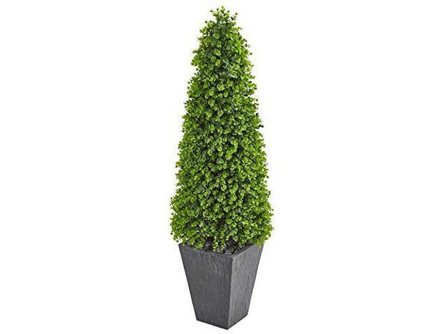 Click here for 57 Eucalyptus Topiary Artificial Tree in Slate Pla... prices
