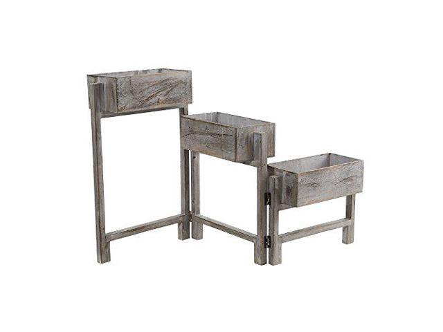 Click here for 3.5 Gray Washed Expandable Decorative Planter prices
