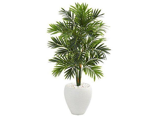 Click here for 4 Areca Artificial Palm Tree in White Planter prices