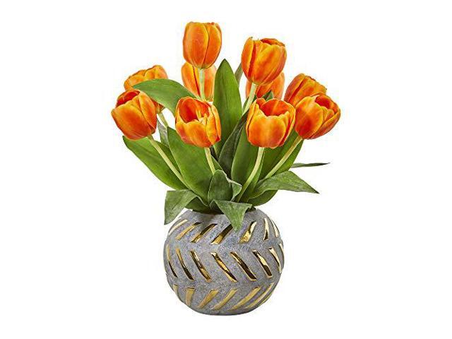 Click here for Tulip Artificial Arrangement in Decorative Vase prices