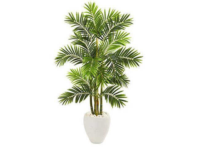 Click here for 63 Areca Palm Artificial Tree in White Planter prices