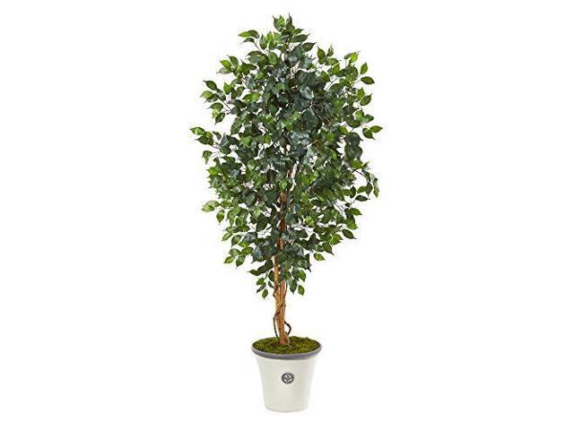 Click here for 65 Ficus Artificial Tree in Decorative Planter prices