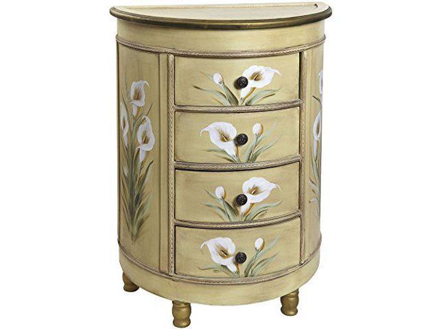 Click here for Antique Accessory Table w/Calla Lily Floral Art prices