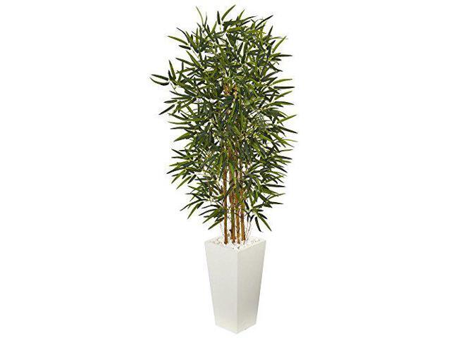 Click here for 5.5 Bamboo Artificial Tree in White Tower Planter prices