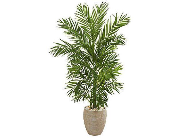 Click here for 5 Areca Palm Artificial Tree in Sand Colored Plant... prices