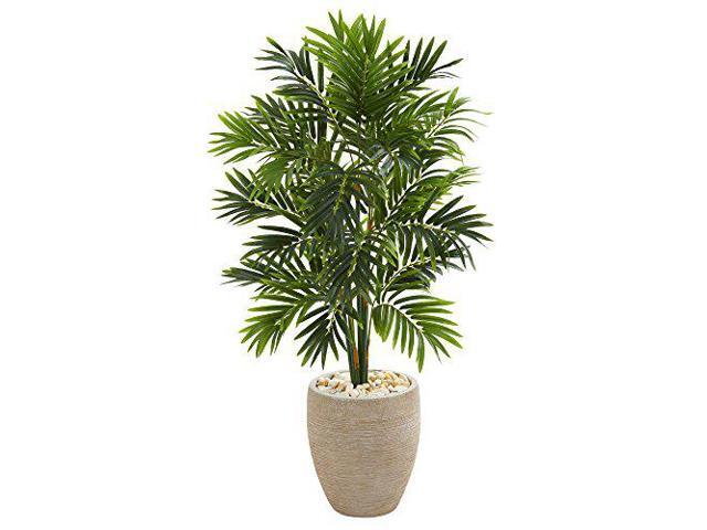 Click here for 4 Areca Artificial Palm Tree in Sand Colored Plant... prices