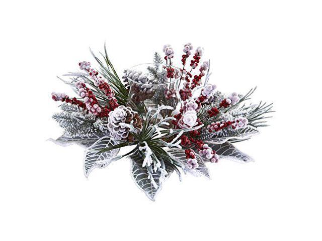 Click here for Snowy Magnolia Berry Artificial Arrangement Candel... prices