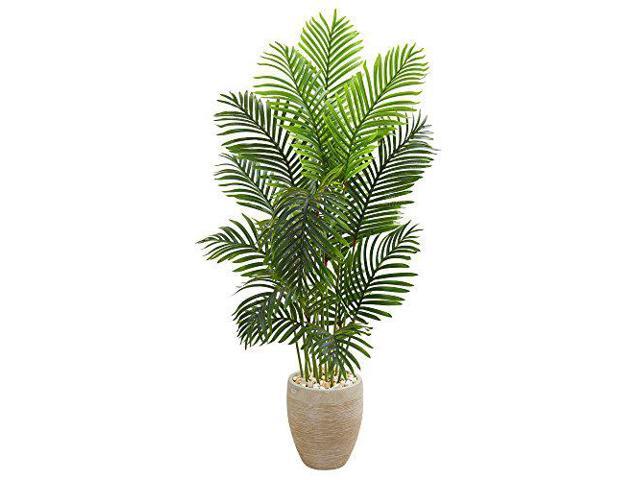 Click here for 5 Paradise Palm Artificial Tree in Sand Colored Pl... prices