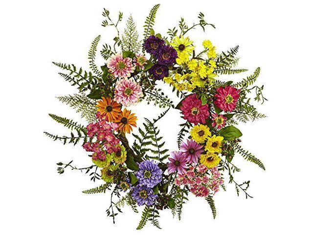 Click here for Mixed Flower Wreath prices