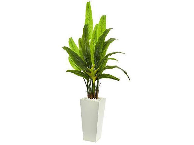 Click here for 69 Travelers Palm Artificial Tree in White Tower P... prices