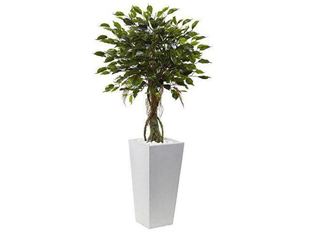Click here for Ficus Tree with White Planter UV Resistant (Indoor... prices