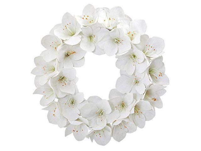 Click here for 24 Amaryllis Artificial Wreath prices