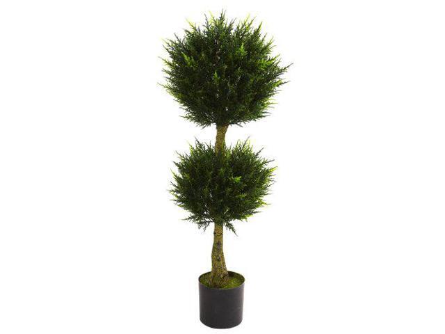 Click here for 4 Double Ball Cypress Topiary UV Resistant (Indoor... prices