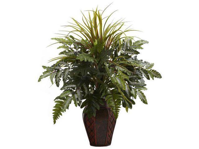 Click here for Mixed Grass & Fern w/Decorative Planter prices