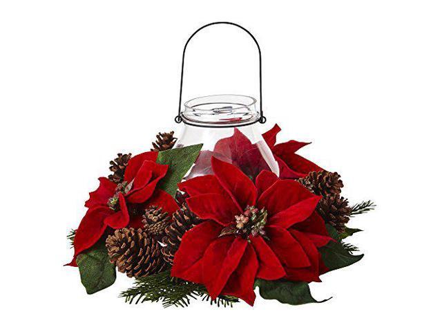 Click here for Poinsettia Pine & Pine Cone Candelabrum prices