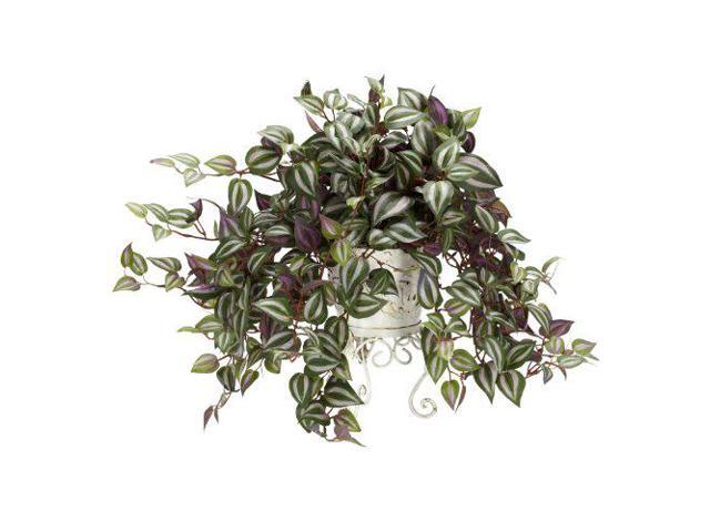 Click here for Wandering Jew w/Metal Planter Silk Plant prices