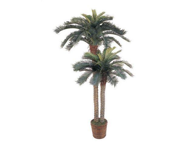 Click here for 6 & 4 Sago Palm Double Potted Silk Tree prices