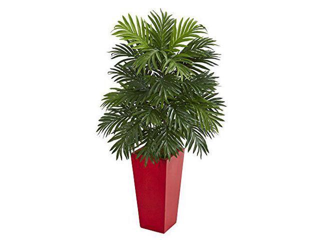 Click here for Areca Palm Artificial Plant in Red Planter prices