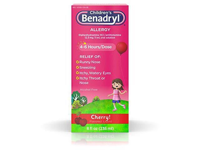 Click here for Childrens Benadryl Allergy Liquid Cherry 8 oz prices