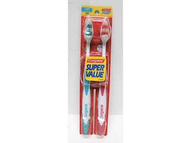 Click here for Colgate Plus Cleaning Tip Toothbrush Soft - 2 CT prices