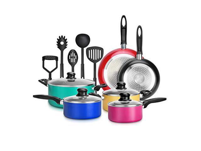 Click here for NutriChef Kitchenware Pots & Pans Set - Colorful K... prices