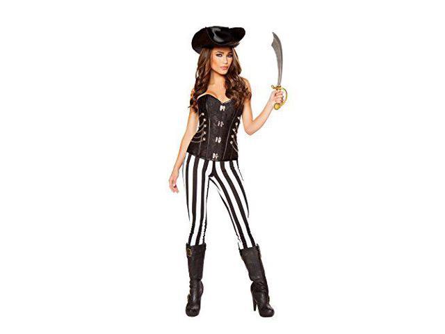 Click here for Roma Costume Seven Seas Hottie Black/White Womens... prices