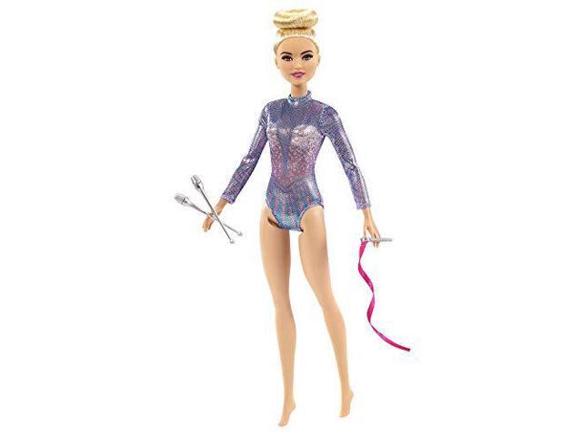 Click here for Barbie Rhythmic Gymnast Blonde Doll (12-in) with C... prices