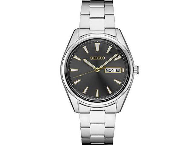Click here for Seiko Mens Essential Stainless Steel Bracelet Watc... prices