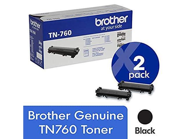 Click here for Brother genuine TN760 2-Pack High Yield Black Tone... prices