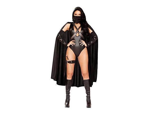 Click here for Roma Costume 5pc Ninja Villain  Black  Small/Mediu... prices