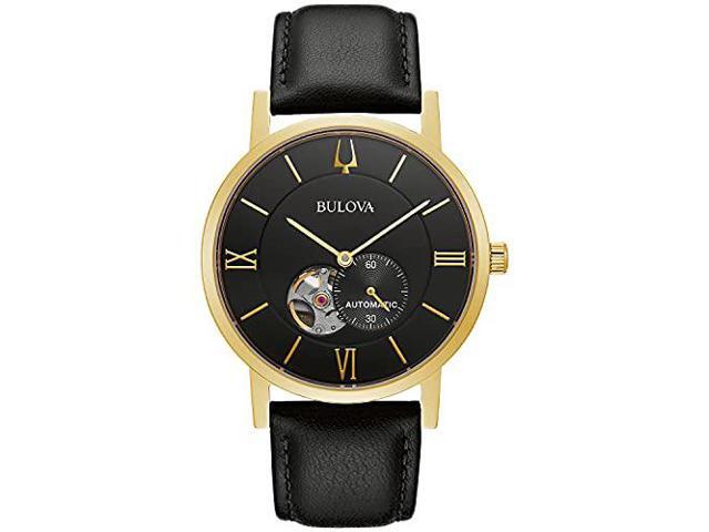 Click here for Bulova Mens American clipper Automatic Leather Str... prices