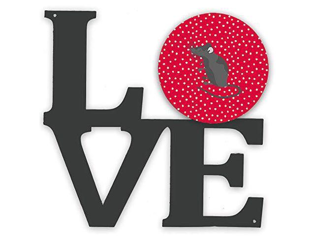 Click here for Carolines Treasures Satin Mouse Metal Artwork Love... prices