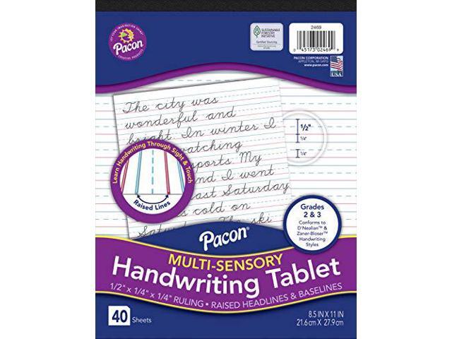 Click here for Pacon Multi-Sensory Raised  Tape-Bound Tablet  1/2... prices