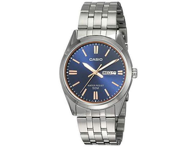 Click here for Casio MTP1335D-2A2 Mens Stainless Steel Black Dial... prices