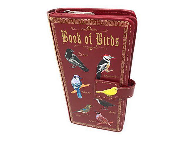 Click here for Shag Wear Book of Birds Large Wallet (Red) prices