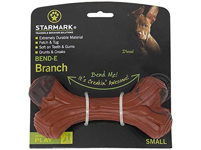 Click here for Starmark Bend-E Branch Dog Toy  Small  Red Black prices