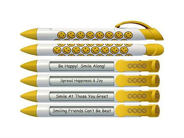 Click here for Greeting Pen Smiley Face Rotating Message 6 Pen Se... prices