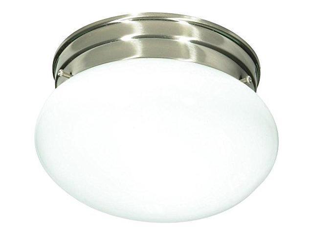 Click here for Nuvo SF76601 One Light Flush Mount  Brushed Nickel... prices
